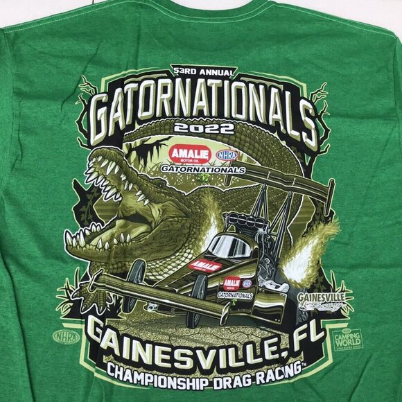 Gtldan | Shirts | Nhra Drag Racing Offical 222 Gator Nationals T Shirt ...